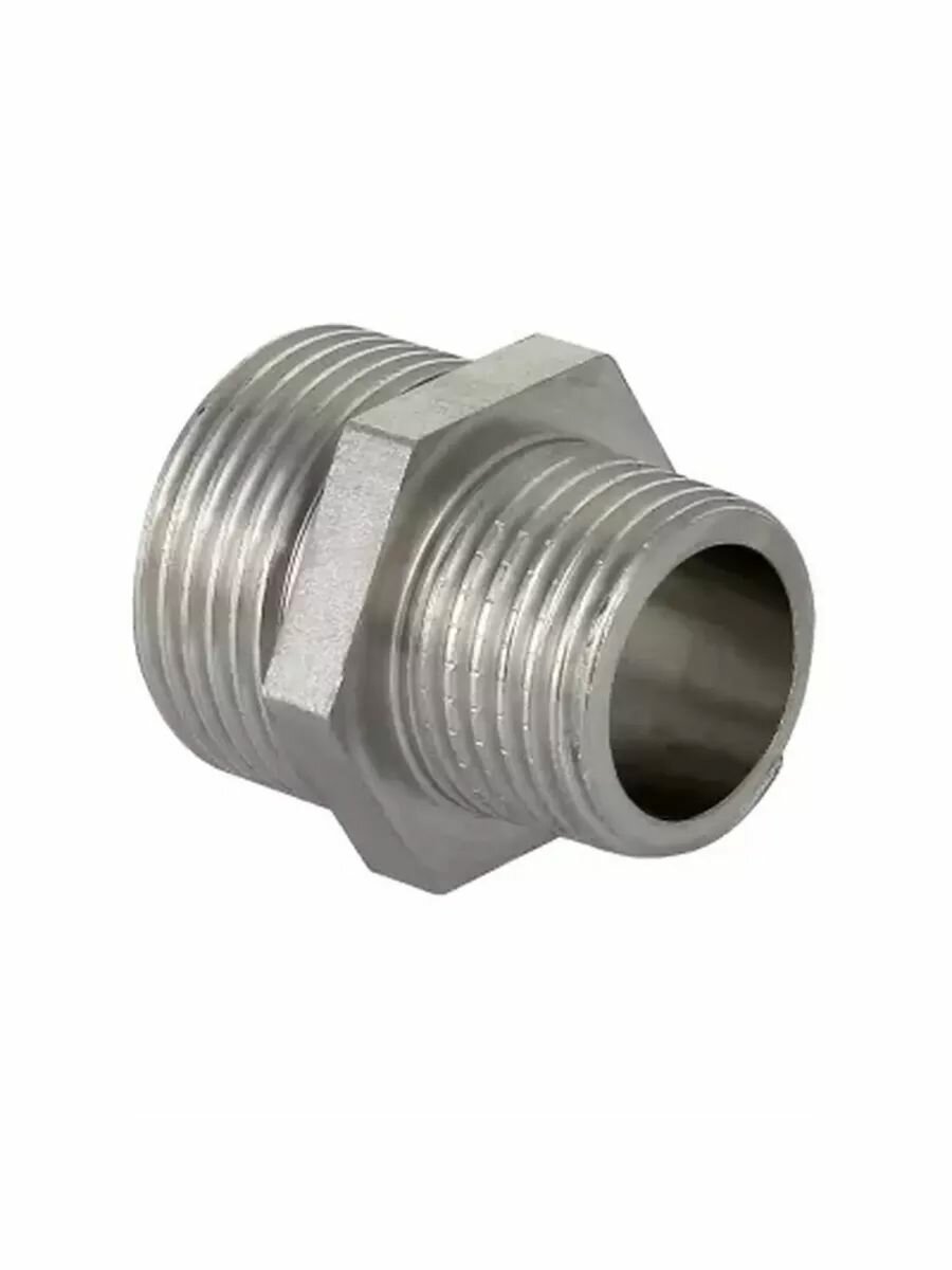 Ниппель переходной нерж. сталь 3/4"х1/2". VTi.580. I.0504 VALTEC