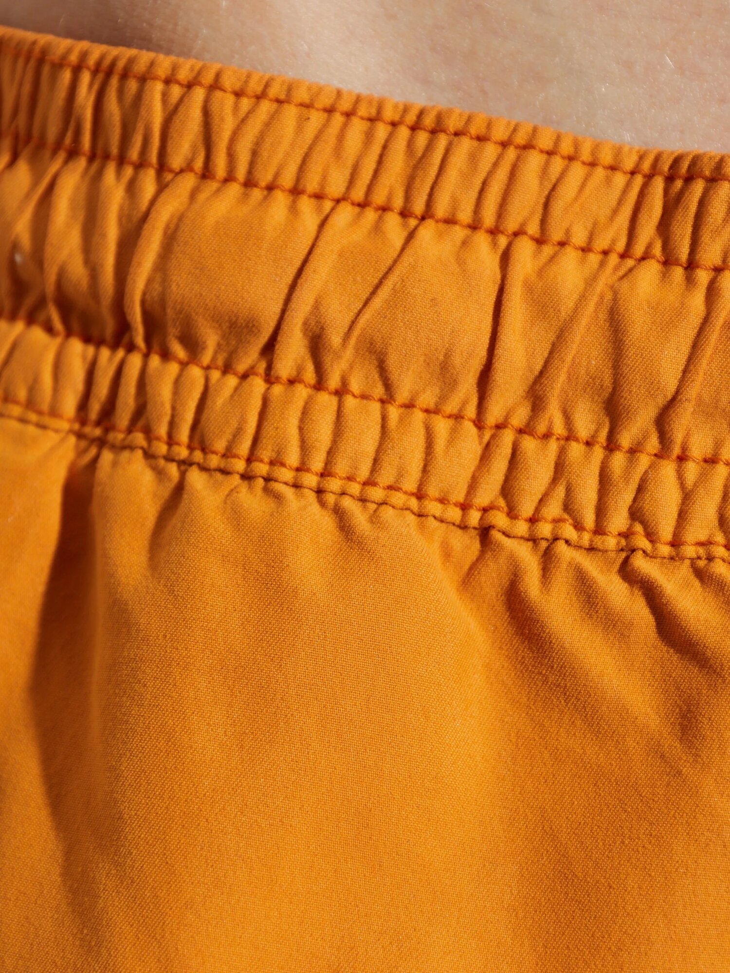 Шорты для плавания Stone Island Elasticated swim shorts, размер L, оранжевый — фото 1