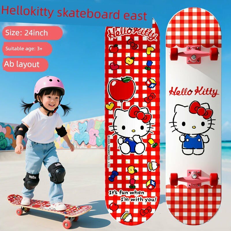 Sanrio Hello Kitty детский самокат, 24 дюйма, для детей 3-6 лет