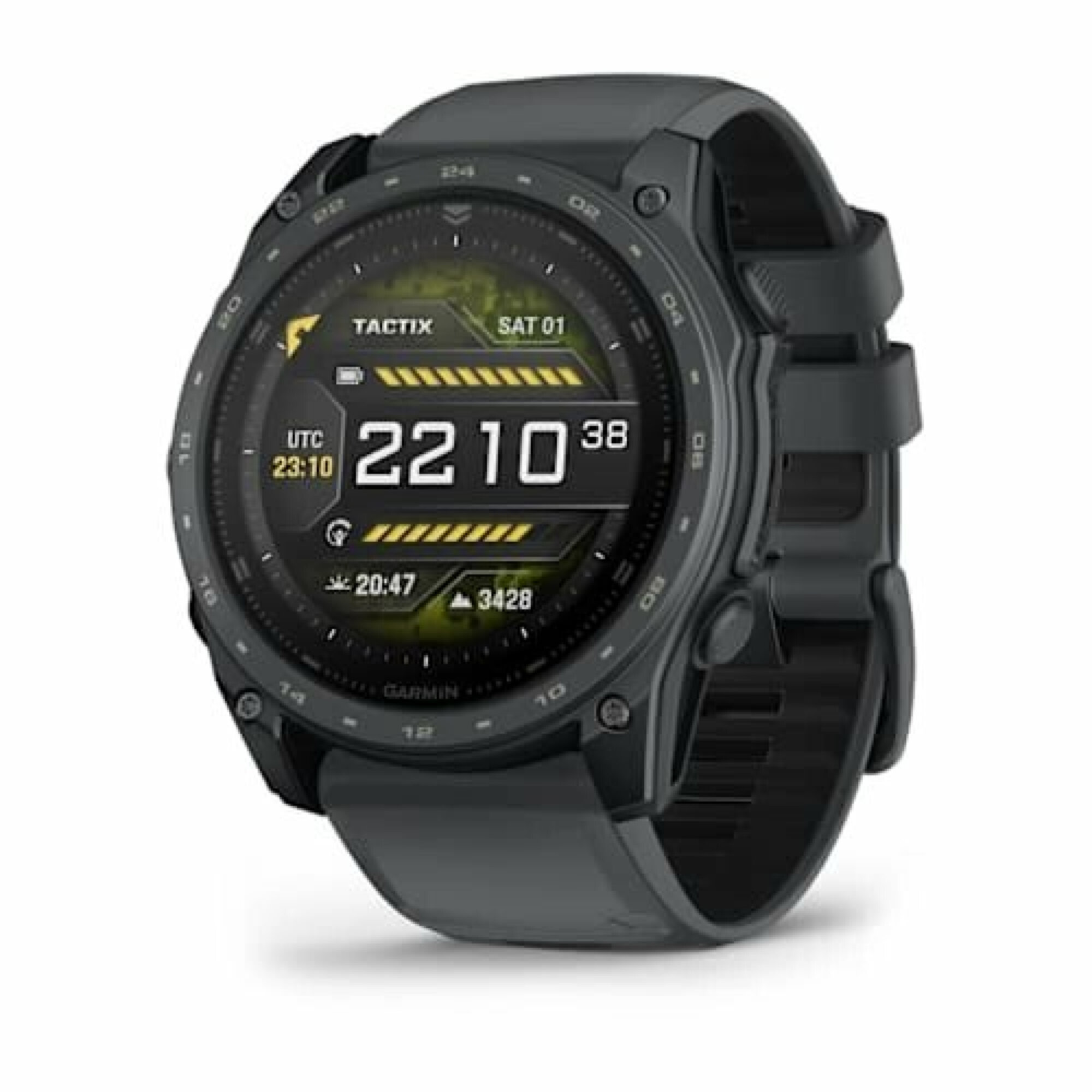 Умные часы Garmin Tactix 8 51 mm Amoled Cerakote Coating Includes Applied Ballistics Ultralight Solver and Slate Gray
