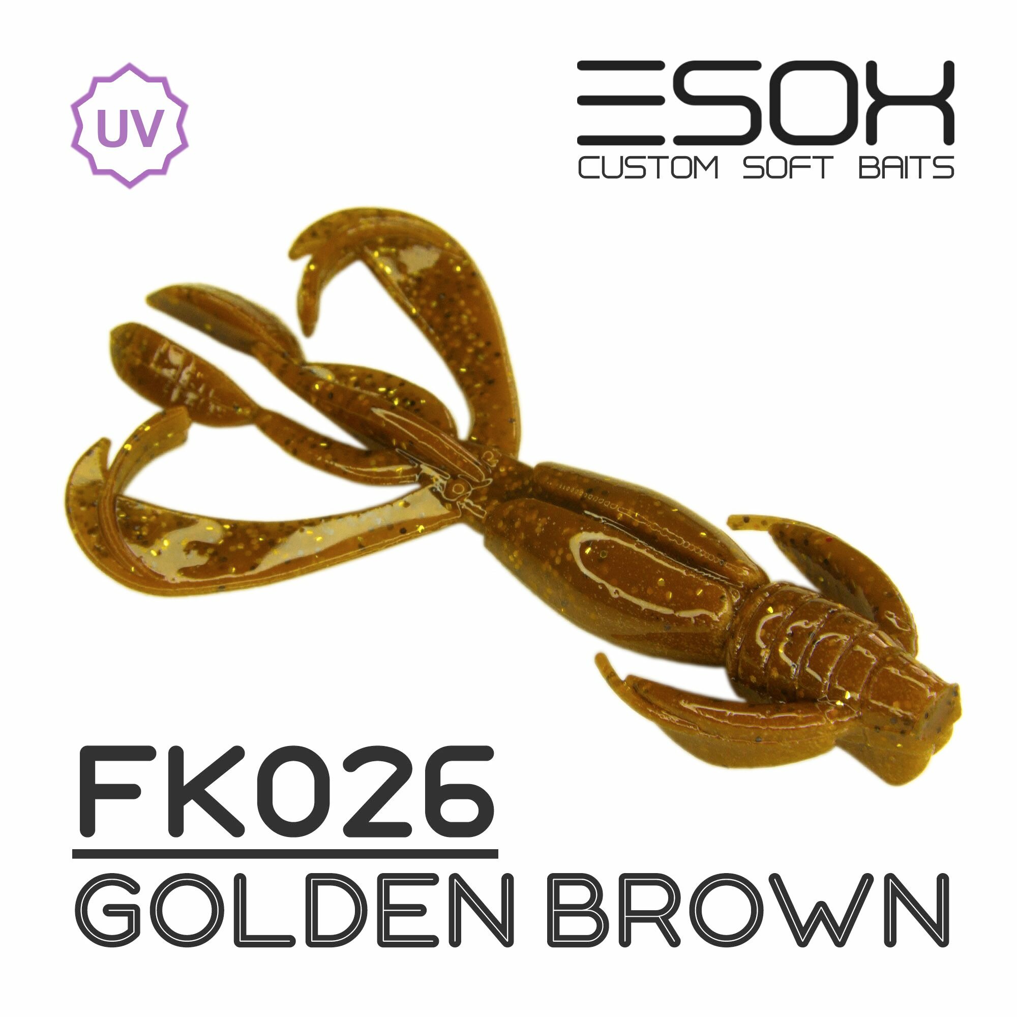 ESOX Flapper 3.5" (90мм) 4шт / Мягкая приманка для рыбалки