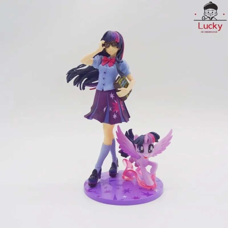 Фигурка My Little Pony Twilight Sparkle, школьная форма, с фигуркой-пони, для девочек, пластик