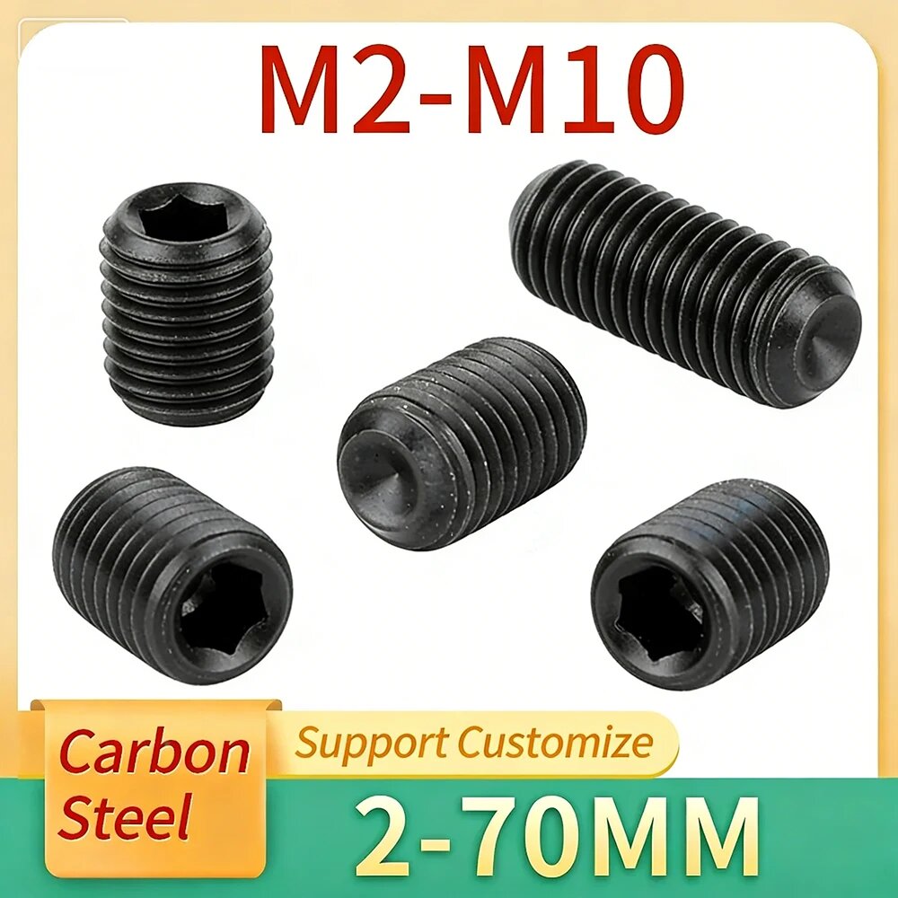 Набор винтов M2-M10 из углеродистой стали 12.9 8mm x10pcs, M5(Custom)