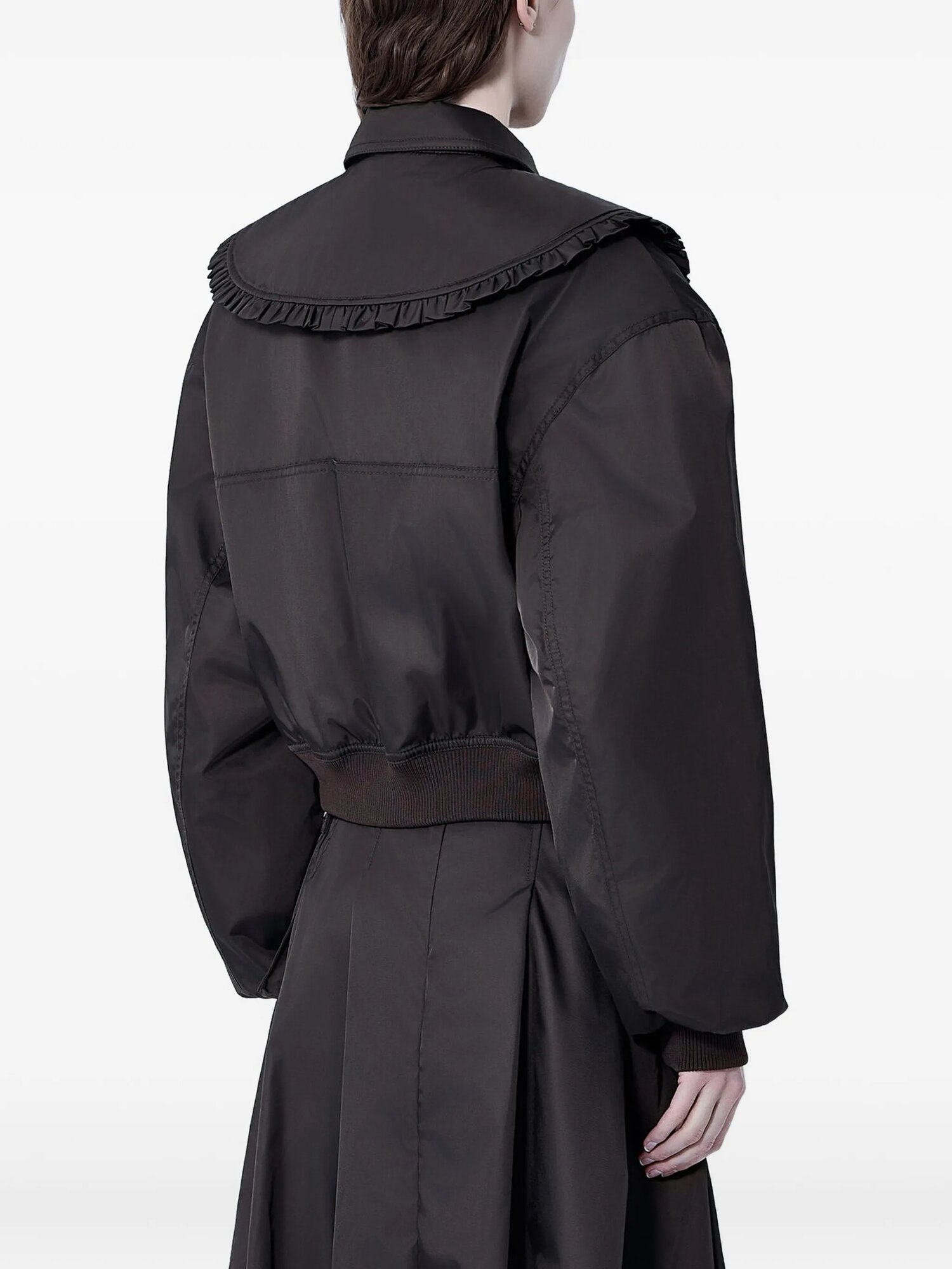 Куртка GANNI Ruffled multiple pockets jacket, размер 36 — фото 1