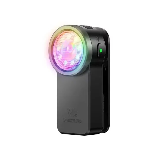 Миниатюрный карманный фонарик Wurkkos HD03 680LM с зажимом, USB-зарядкой, прожектор/рассеиватель света, портативный RGB-фонарик с магнитом.