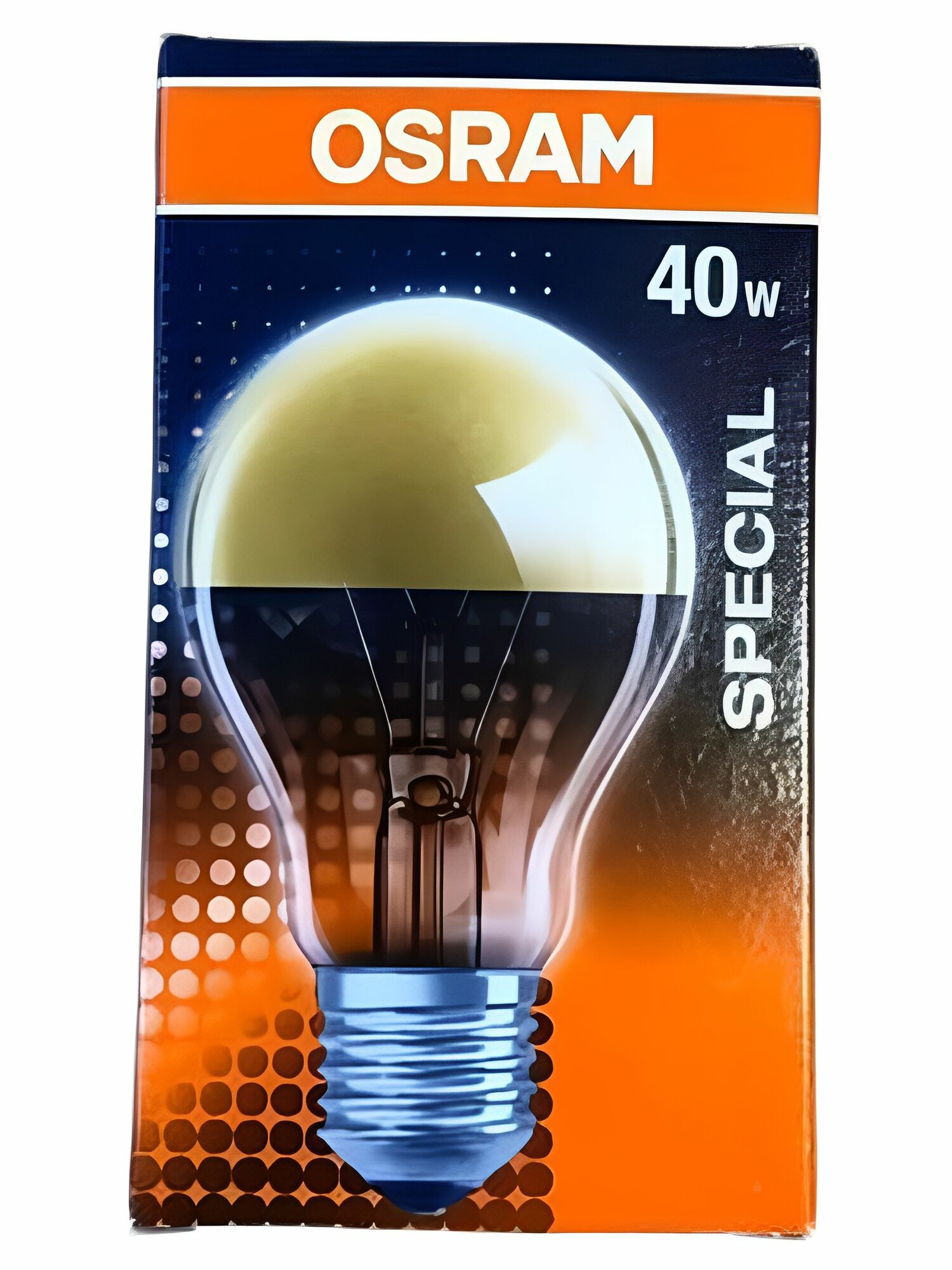 Лампа Osram Special Mirror E27 40W Gold , накаливания , обратный свет