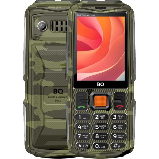 Мобильный телефон BQ 2830L Tank Connect Max Камуфляжно-серый