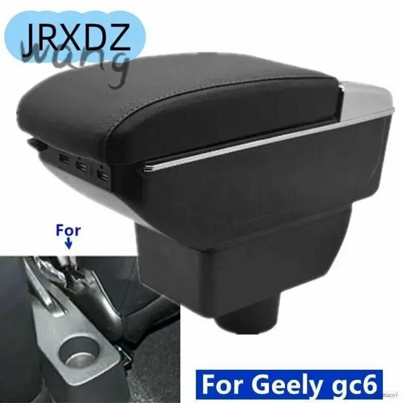 Для Geely MK GC6 новый автомобильный подлокотник, центральный ящик хранения с 7 USB