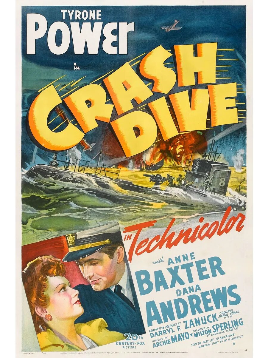 Опасное погружение (1943) (DVD-R)