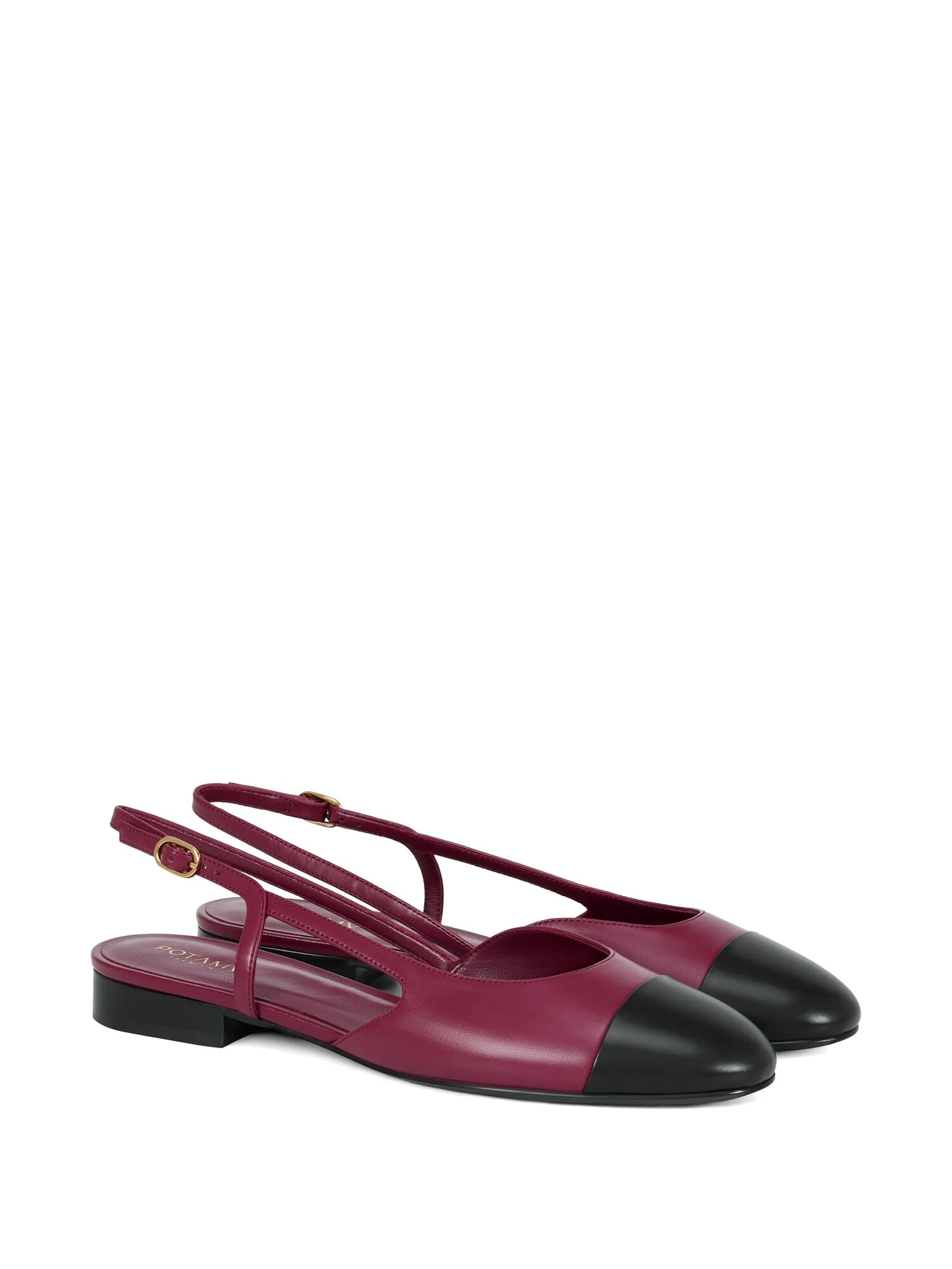 Балетки POTAMY Cap-toe strap ballet flats, размер 35 — фото 1