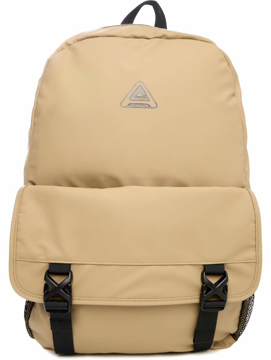 Рюкзак Peak Backpack Onesize Унисекс, бежевый, 100% полиэстер