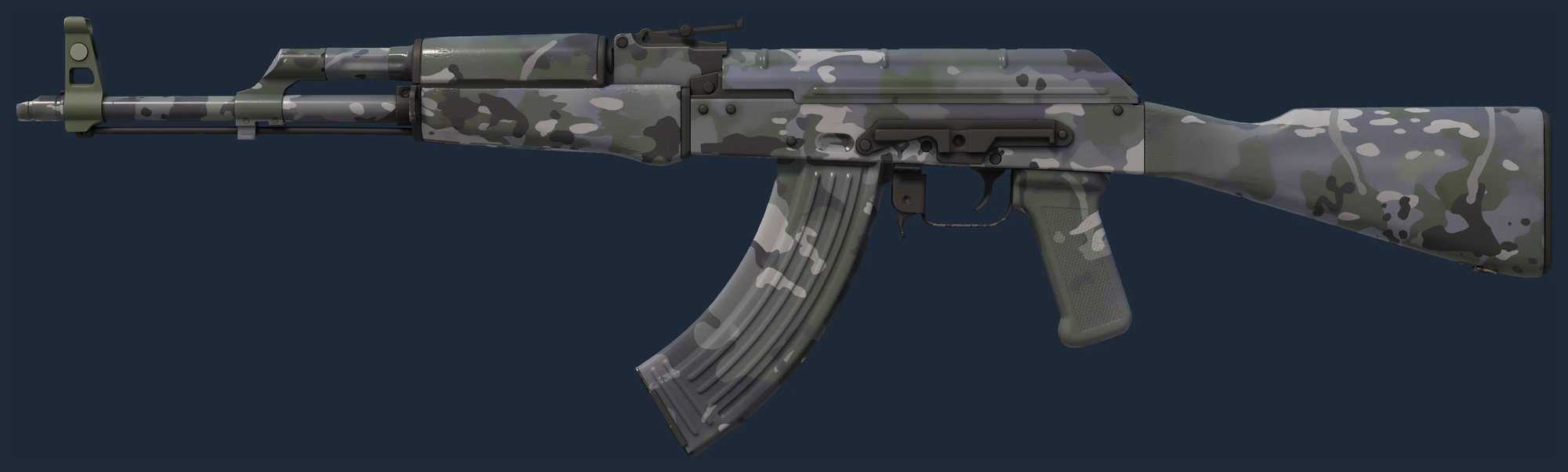 AK-47 | Смешанный серый камуфляж (Прямо с завода) Скины CS2 с быстрой автовыдачей steam trade