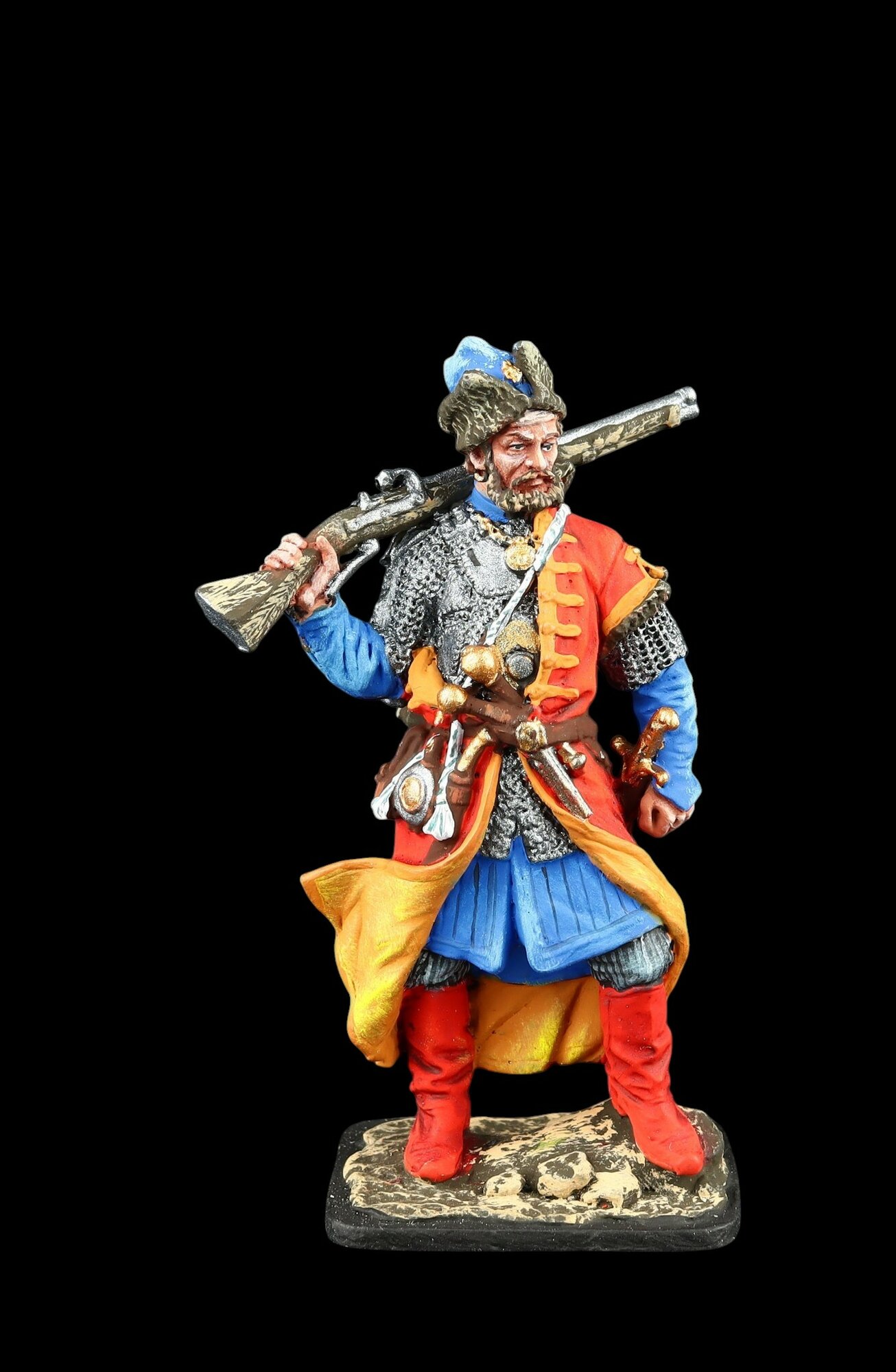 Оловянный солдатик SDS: Атаман Ермак - покоритель Сибири (1532-1585)