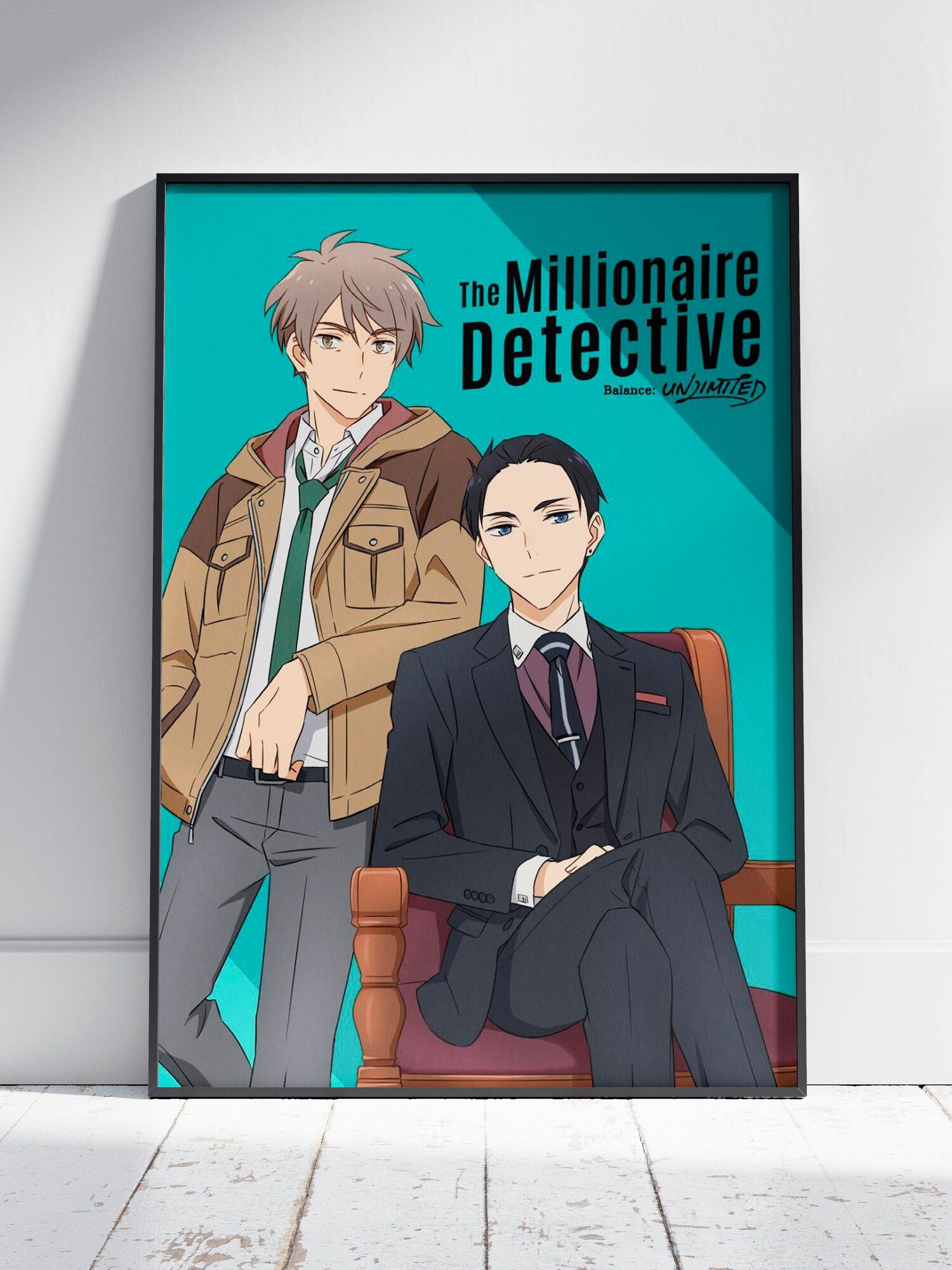 Плакат на стену для интерьера Богатый детектив Баланс Неограничен (Fugou Keiji Balance Unlimited 8) - Постер по аниме и манге формата A3 (30x42 см)