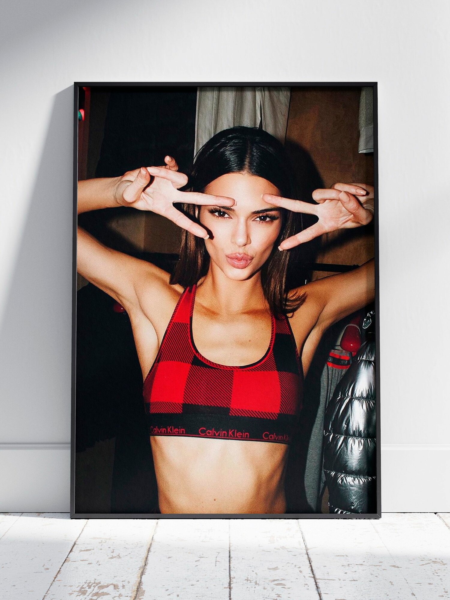 Плакат на стену для интерьера Кендалл Дженнер (Kendall Jenner 37) - Постер по модели, бренду и моде формата A4 (21x30 см)