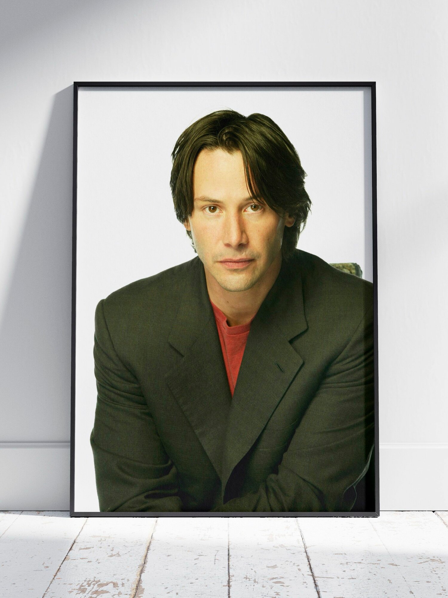 Плакат на стену для интерьера Киану Ривз (Keanu Reeves 34) - Постер по актеру фильма, кино, сериала формата A4 (21x30 см)