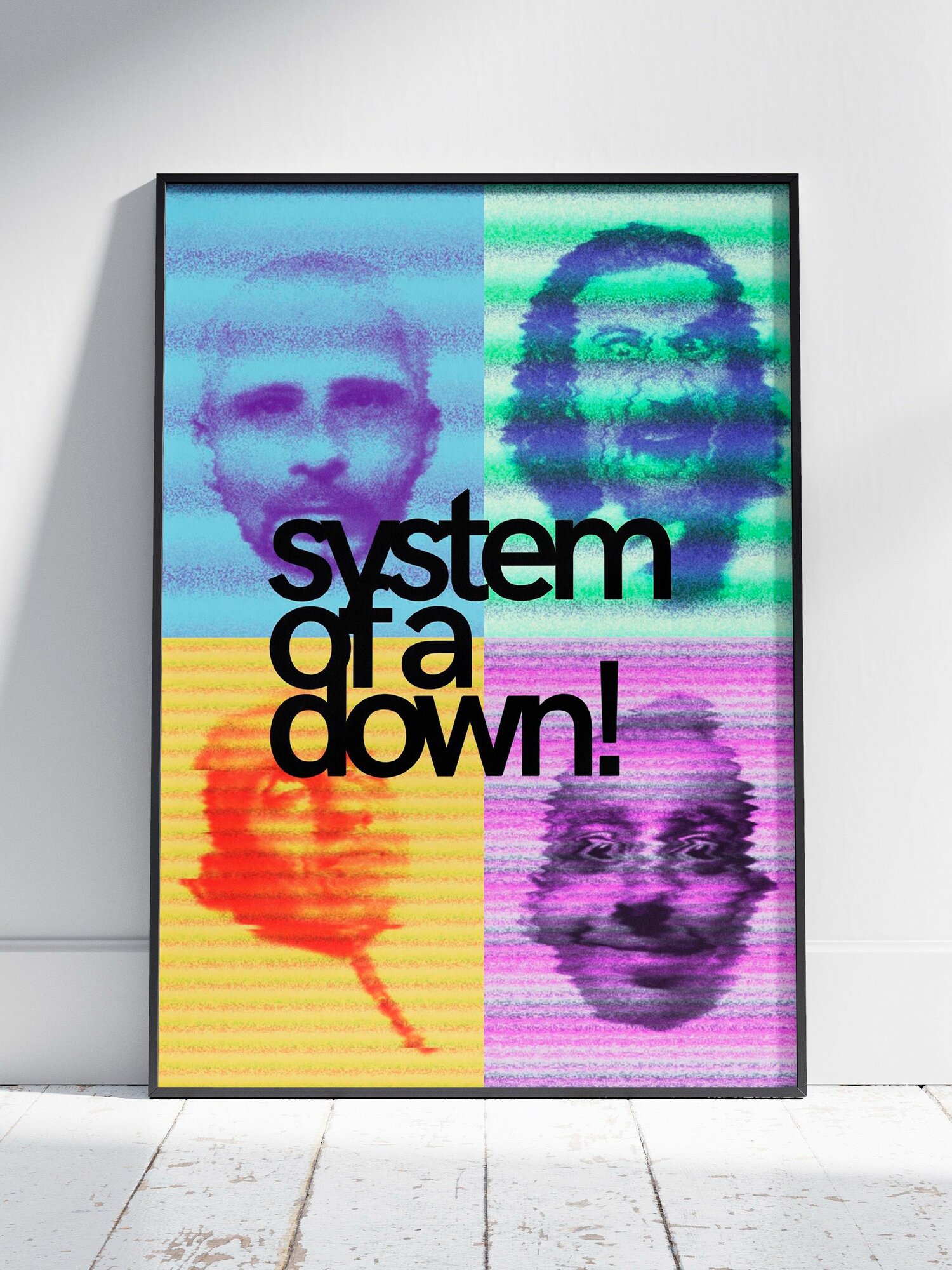 Плакат на стену для интерьера Систем Оф Э Давн (System of a Down 2) - Постер по музыке и артисту формата A4 (21x30 см)