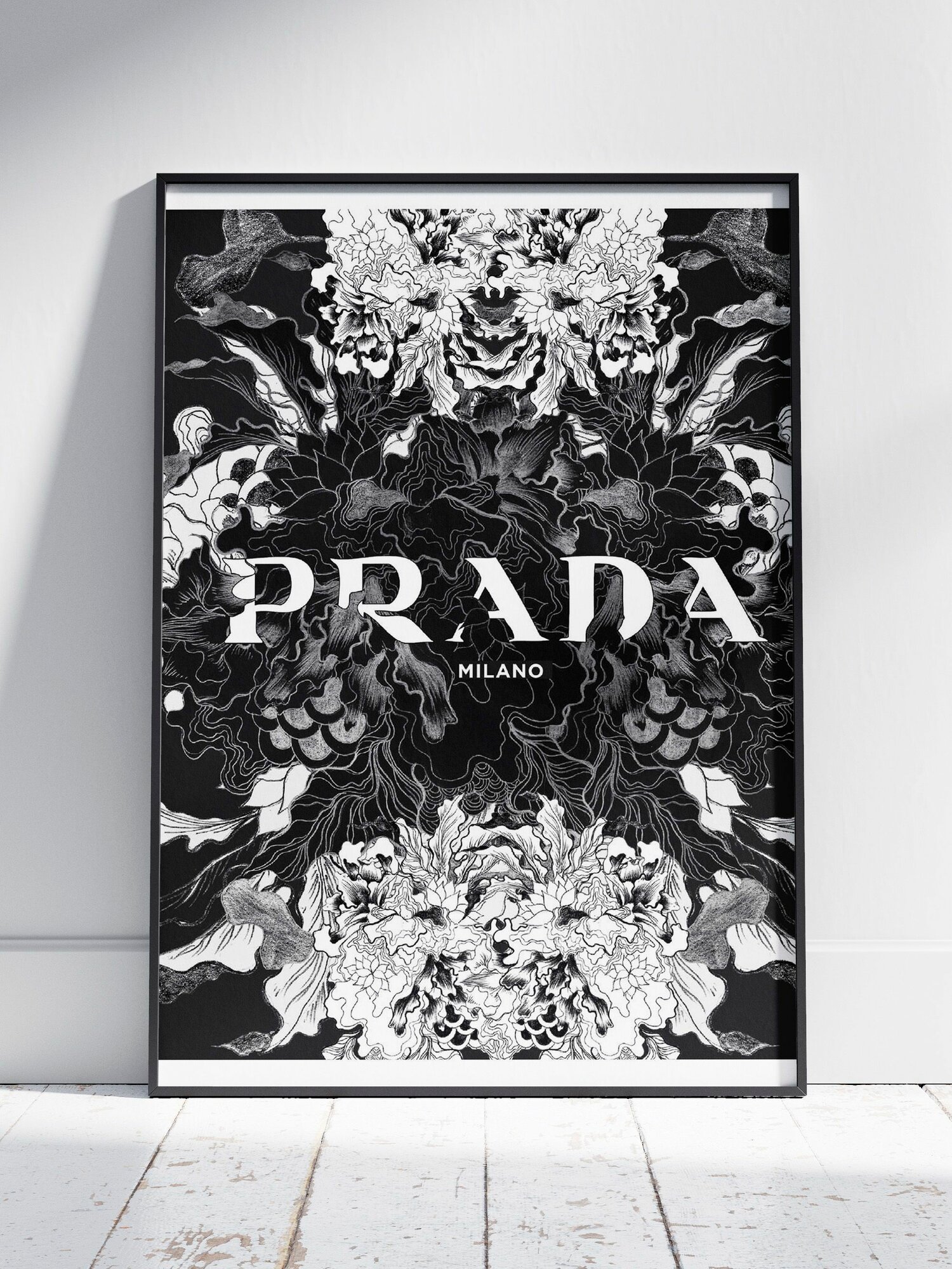 Плакат на стену для интерьера Прада (Prada 3) - Постер по модели, бренду и моде формата A4 (21x30 см)