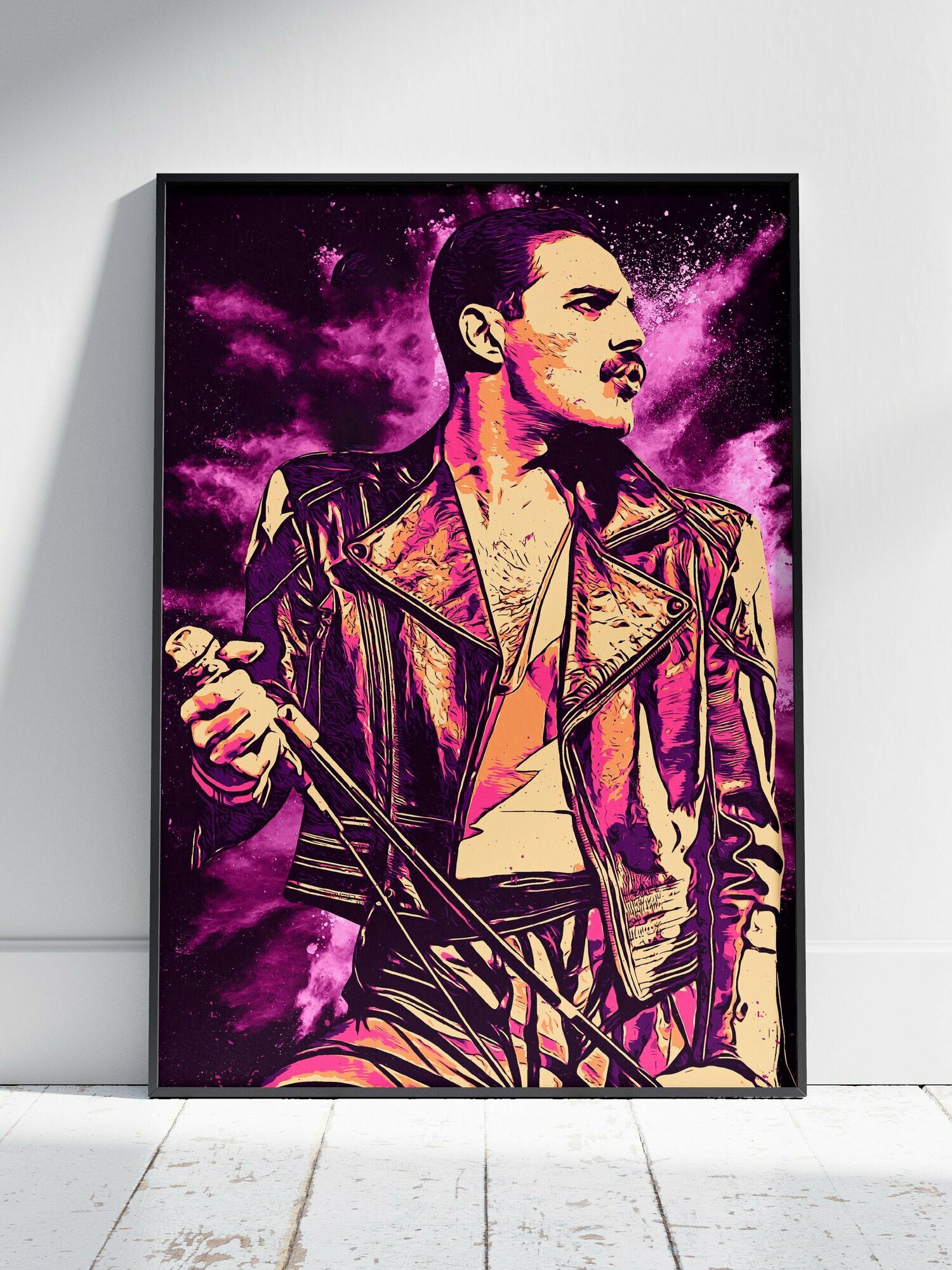 Плакат на стену для интерьера Фредди Меркьюри (Freddie Mercury 8) - Постер по музыке и артисту формата A4 (21x30 см)