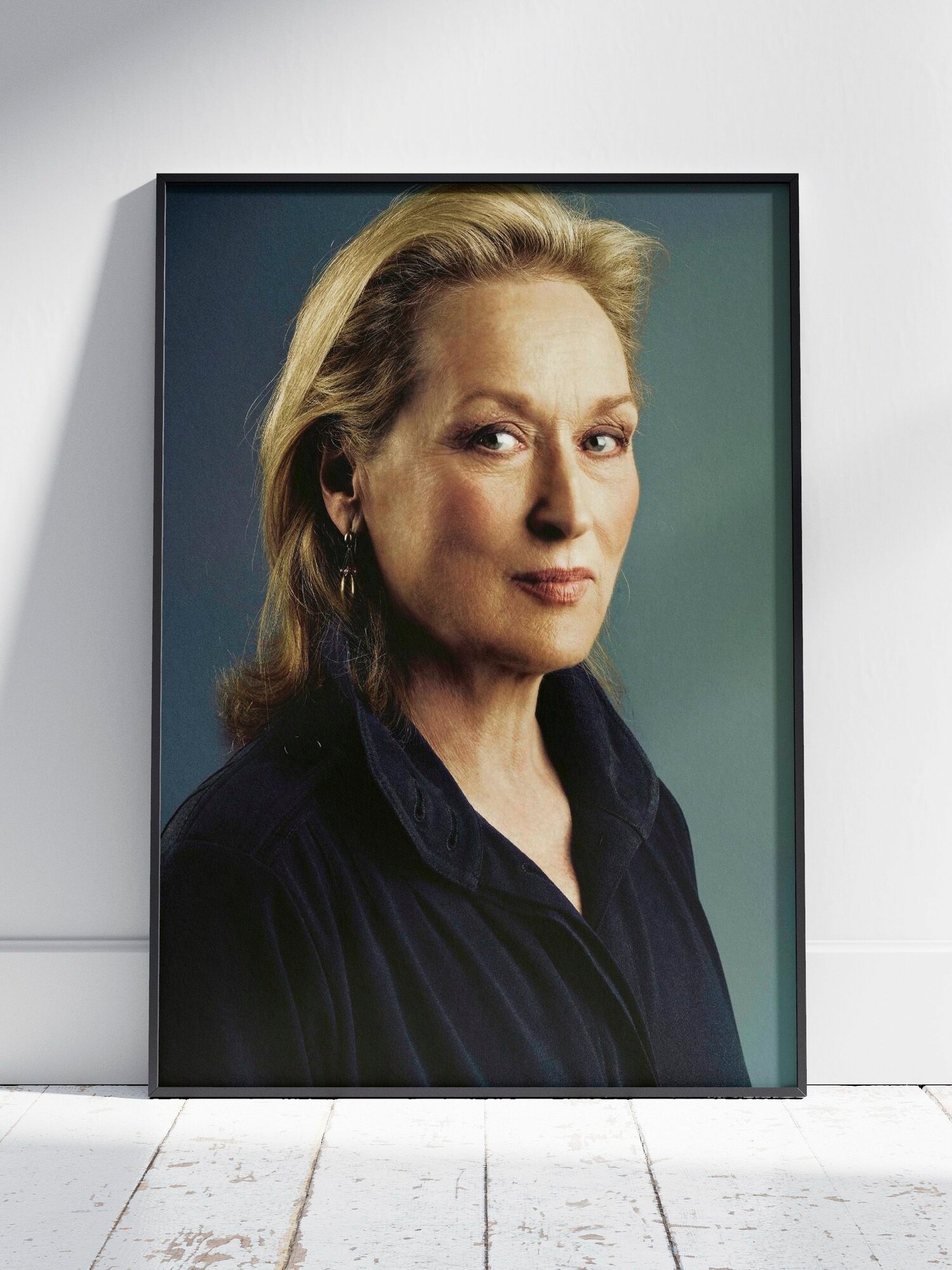 Плакат на стену для интерьера Мэрил Стрип (Meryl Streep 11) - Постер по актеру фильма, кино, сериала формата A4 (21x30 см)