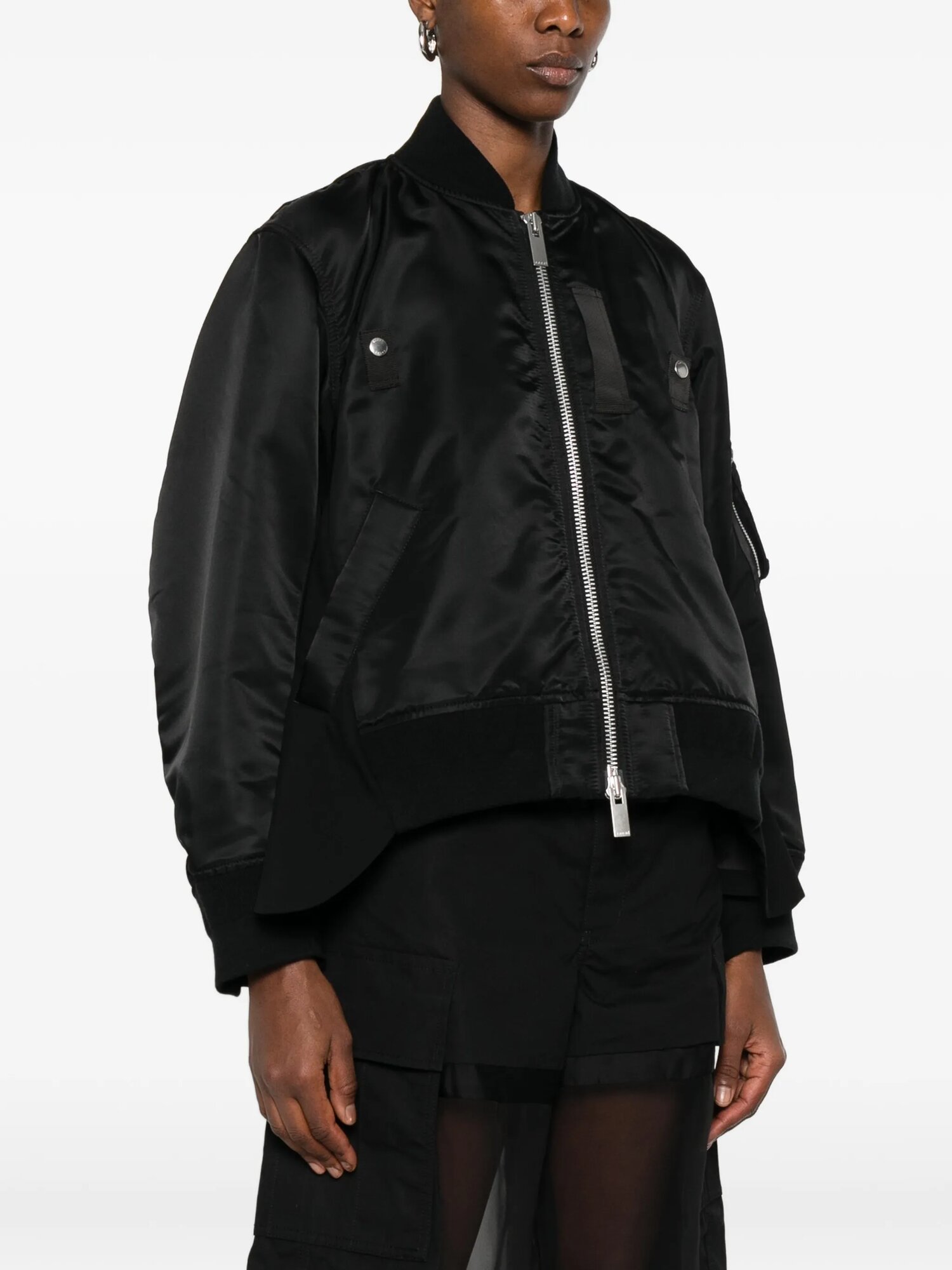 Куртка Sacai, размер 42, black/black — фото 1