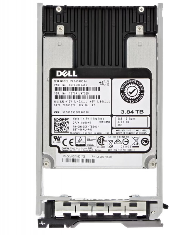 Жесткий диск Dell SDFAG00DAA01 3.84TB SAS 2,5" SSD
