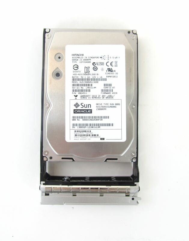 Жесткий диск Sun HUS1560SCSUN600G 600Gb 15000 SAS 3,5" HDD