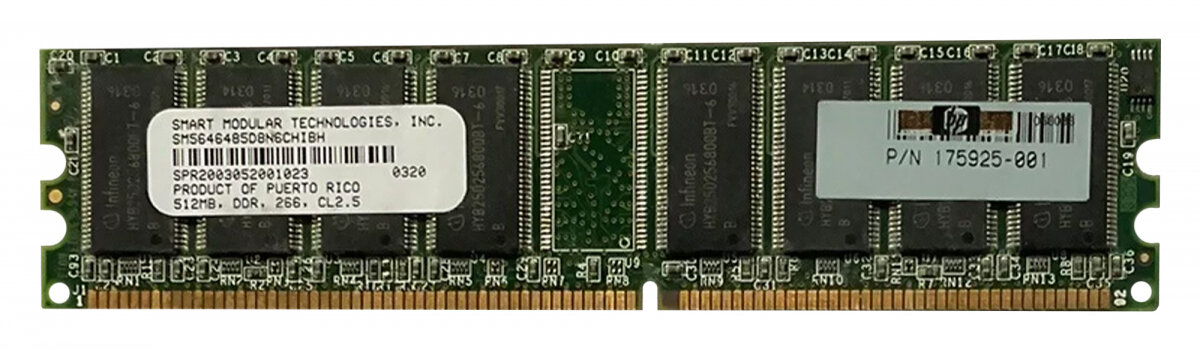 Оперативная память HP 242435-B21 DDR 512Mb