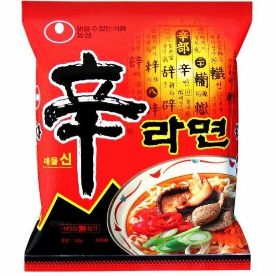 Лапша быстрого приготовления Nongshim NONG SHIM Рамён острая 120 г