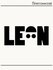 Термонаклейка для одежды и аксессуаров DTF-печать Leon