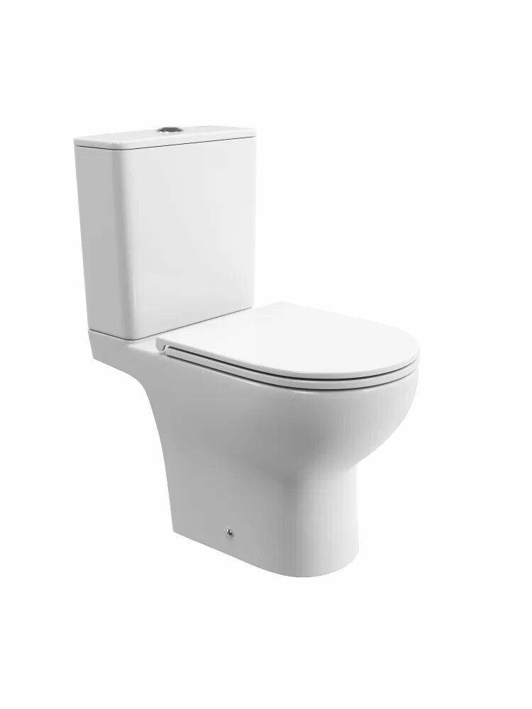 Унитаз-компакт со смывом "Торнадо", с сиденьем дюропласт soft close, BB2802CP/T-TOR/SC