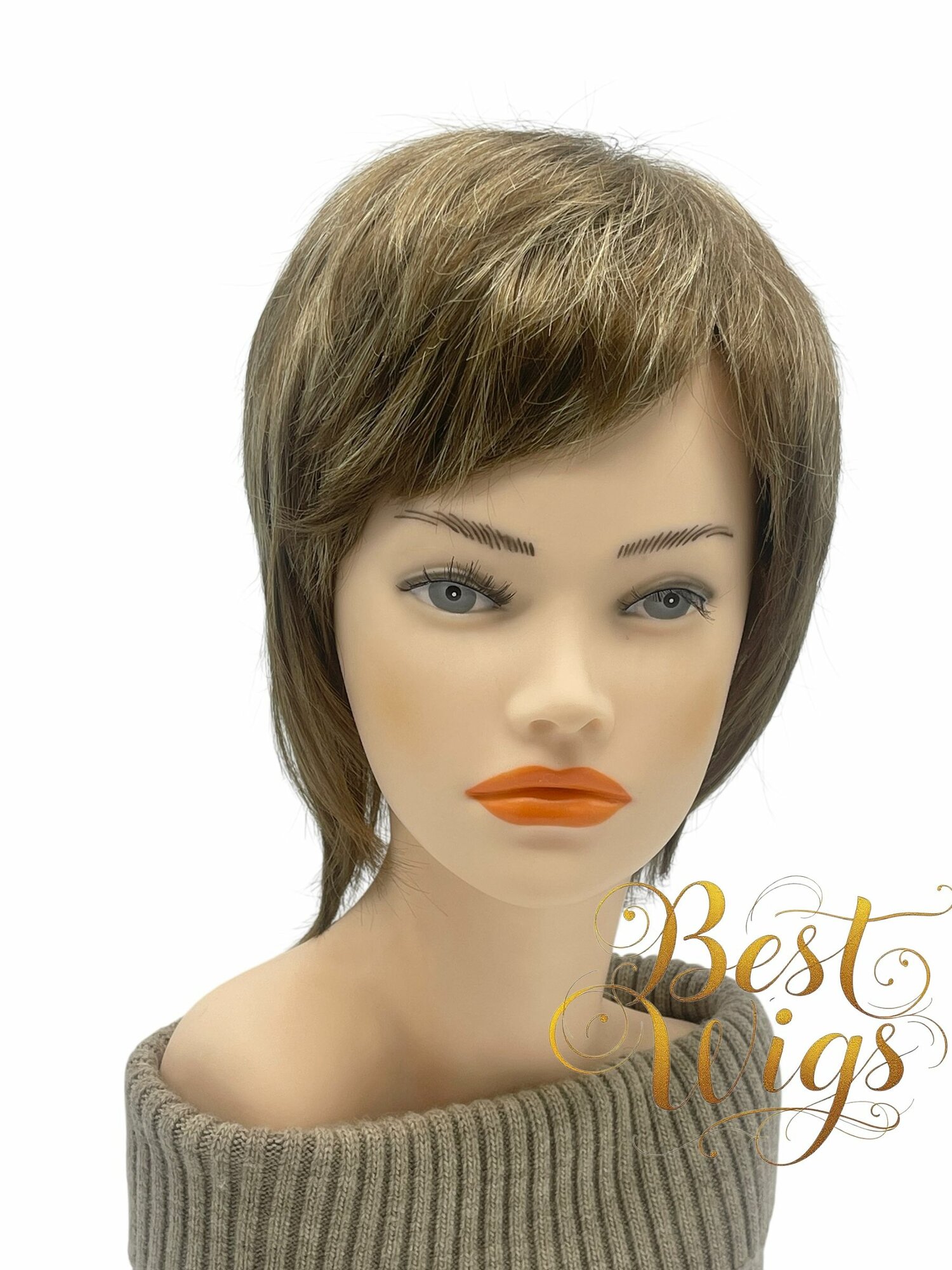 Best Wigs Полупарик, накладка из волос на клипсах, шиньон на клипсах