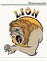 Термонаклейка для одежды и аксессуаров DTF-печать лев Lion