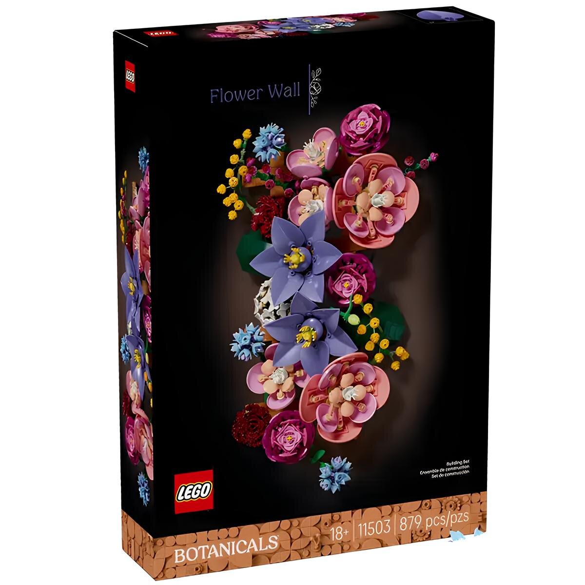 Конструктор LEGO Botanicals 11503 Цветочная стена/Настенные цветы, 879 деталей (Лего Ботаническая коллекция 11503)