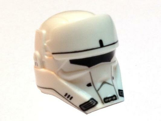 Деталь Lego 27090pb01 Minifigure, Headgear Helmet SW Hovertank Pilot Pattern