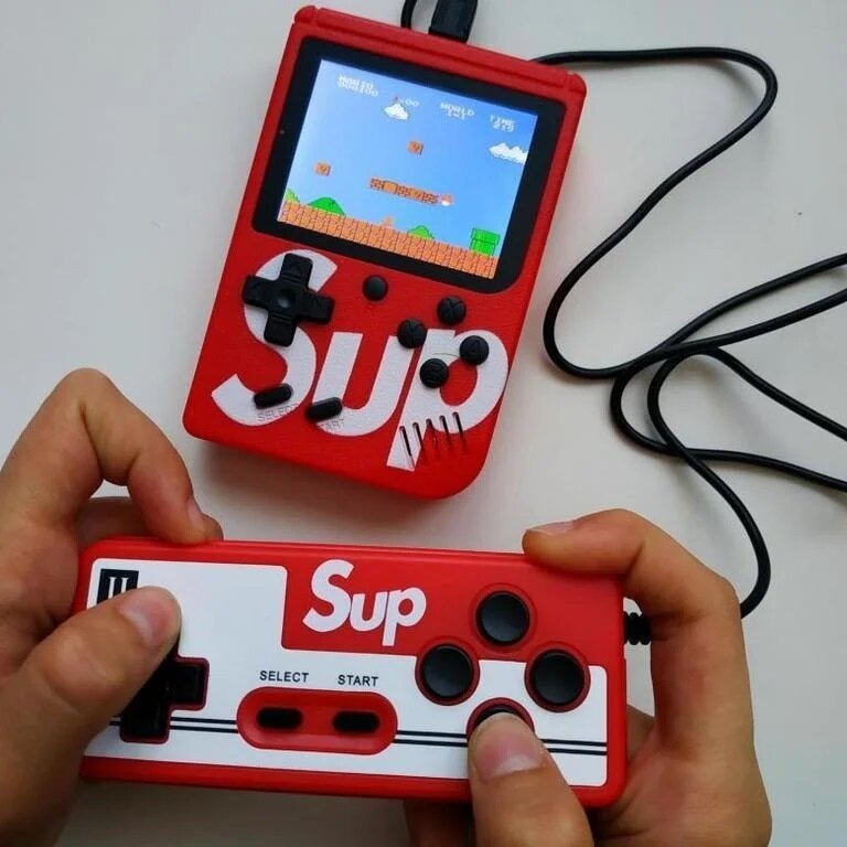 Портативная игровая приставка Sup Plus 400в1 Game Box 3" LED + Джойстик