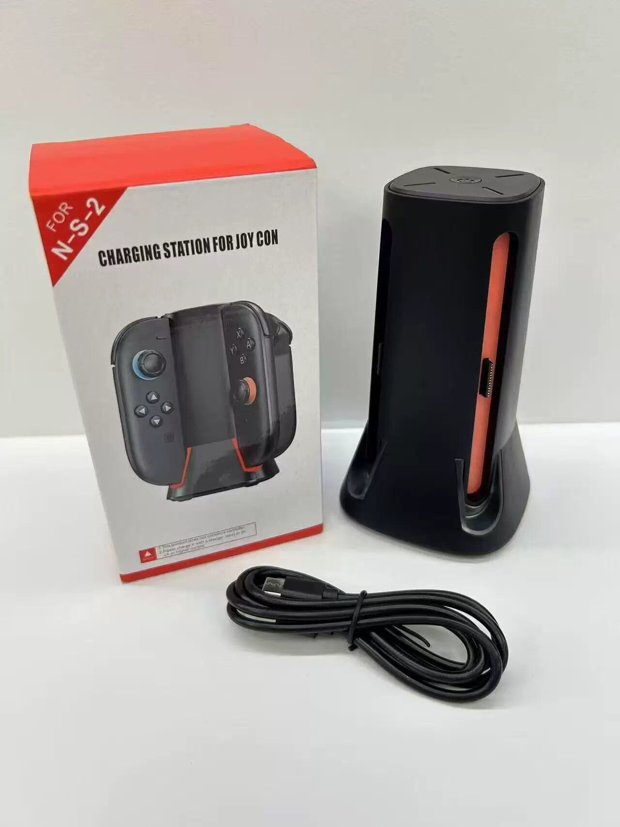 Магнитная зарядная стойка для контроллеров Nintendo Switch 2 Pro - 4 в 1 основание для левой и правой ручек,