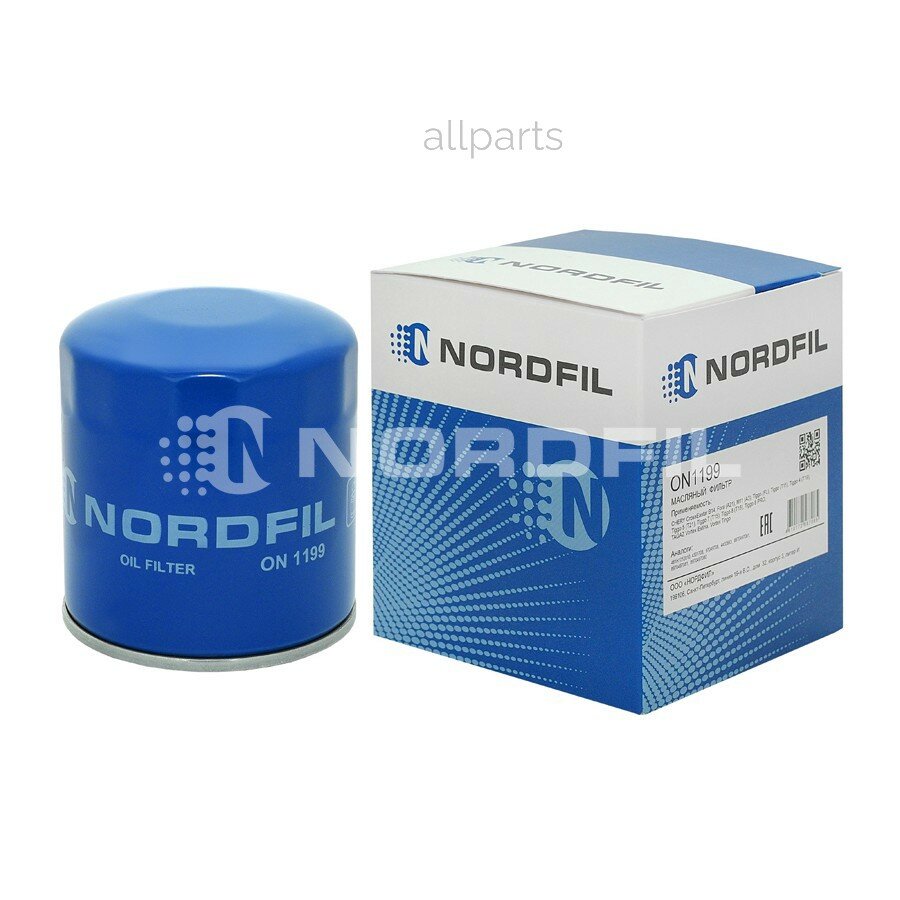 NORDFIL ON1199 Фильтр масляный CHERY Tiggo (T11) Fora (A21) M11 (A3) Eastar Cross (B14)