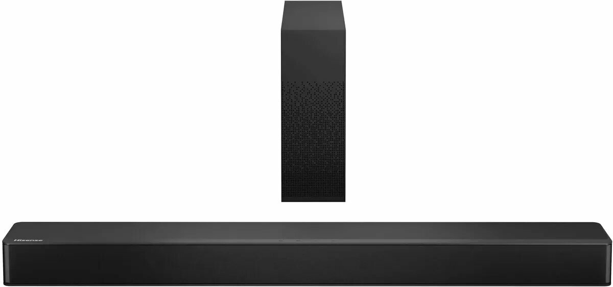 Саундбар Hisense HS2100 черный, формат 2.1, мощность 240 Вт; Bluetooth, HDMI, jack 3.5 мм, ODT Toslink, USB Type-A — фото 1