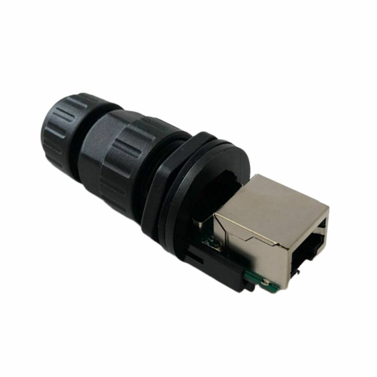 1 шт Разъем герметичный RJ45 2 х 8P8C UTP/ FTP 1 А, степень защиты IP68