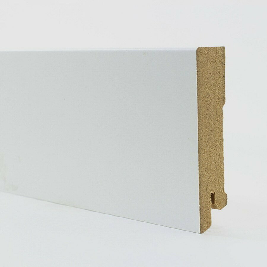 Плинтус МДФ Line White W 06 - 100