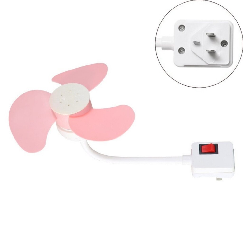 Компактный поворотный вентилятор с регулировкой на 360 градусов, подходит для спальни и кухни, простая установка