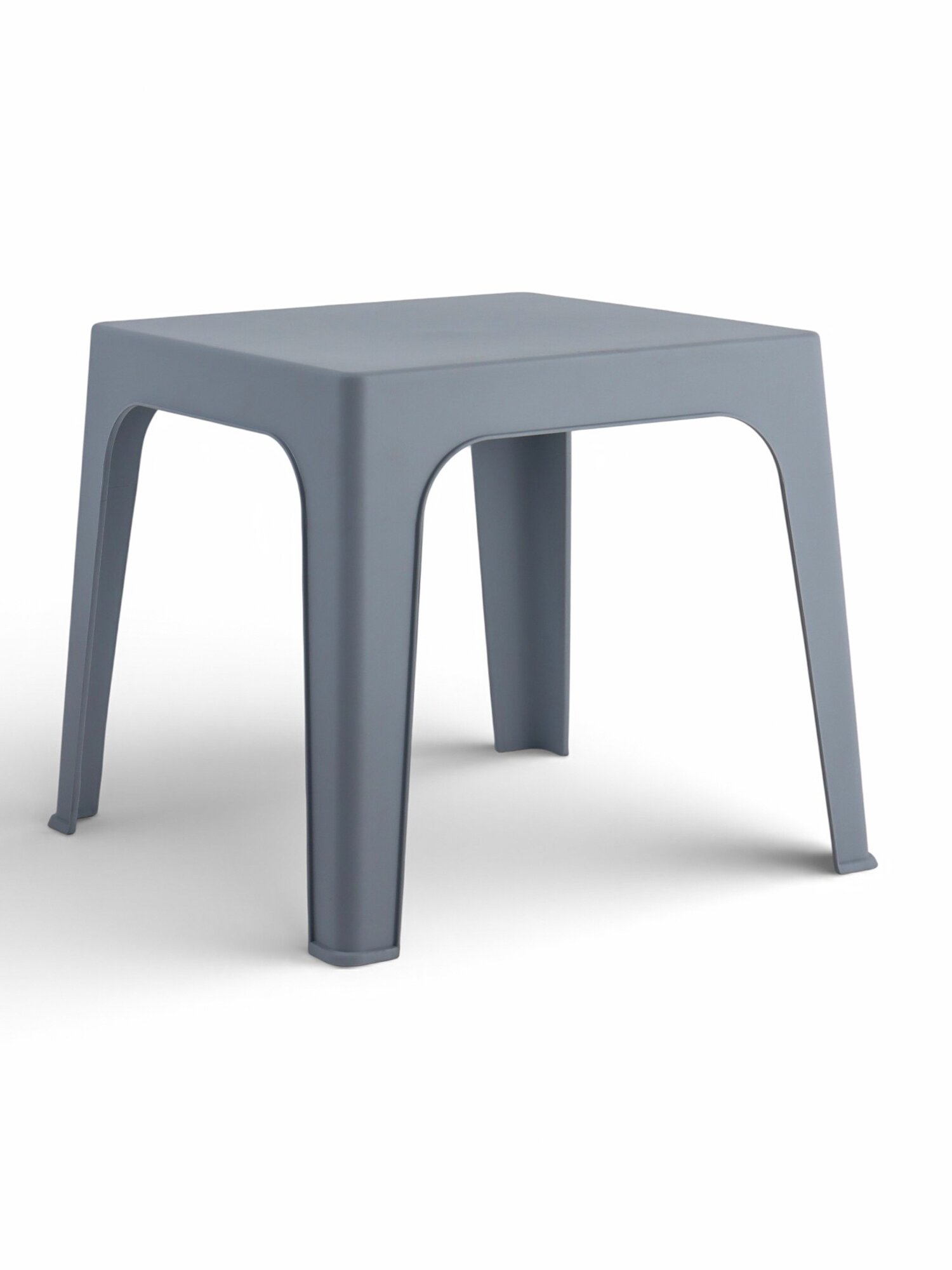 Садовый стол Decorona DeForma, 59.5 × 59.5 × 49.5 см, пластиковый, цвет дымчатый кварц