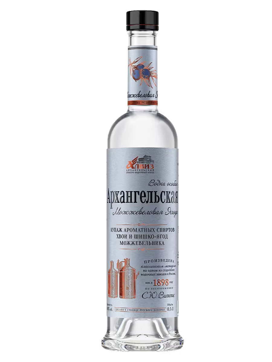 Водка Архангельская Можжевеловая Северная выдержка 0,5 л