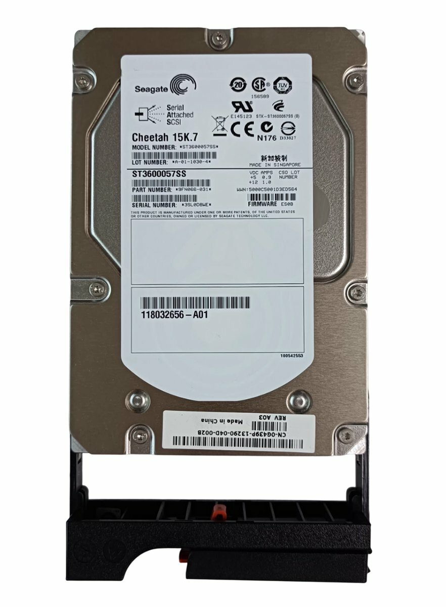 Жесткий диск EMC 600Gb 15000 SAS 3.5" HDD AX-SS15-600
