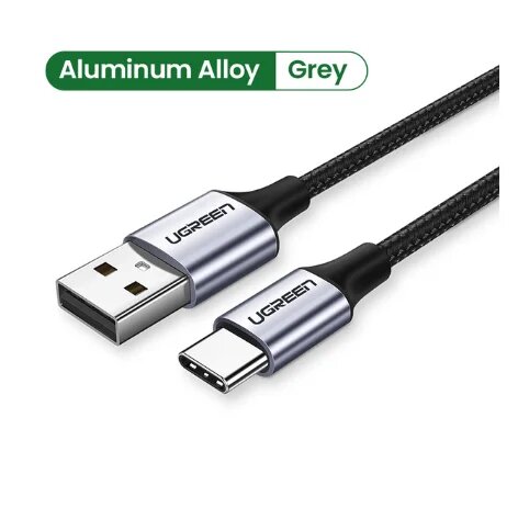 Ugreen 3 м USB Type C - USB кабель, черный