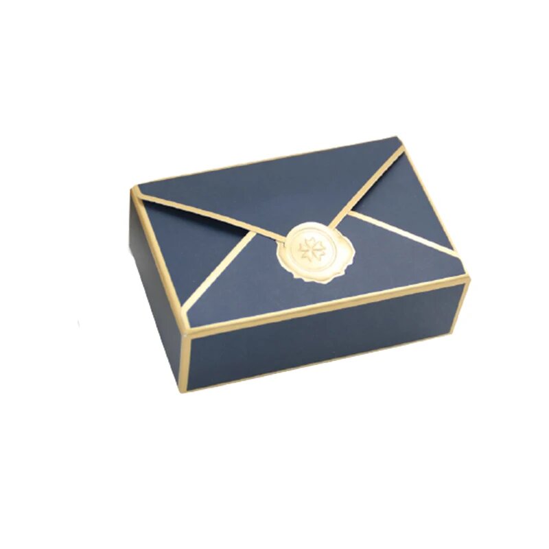 Коробки подарочные в форме конверта, Dark Blue, 20pcs