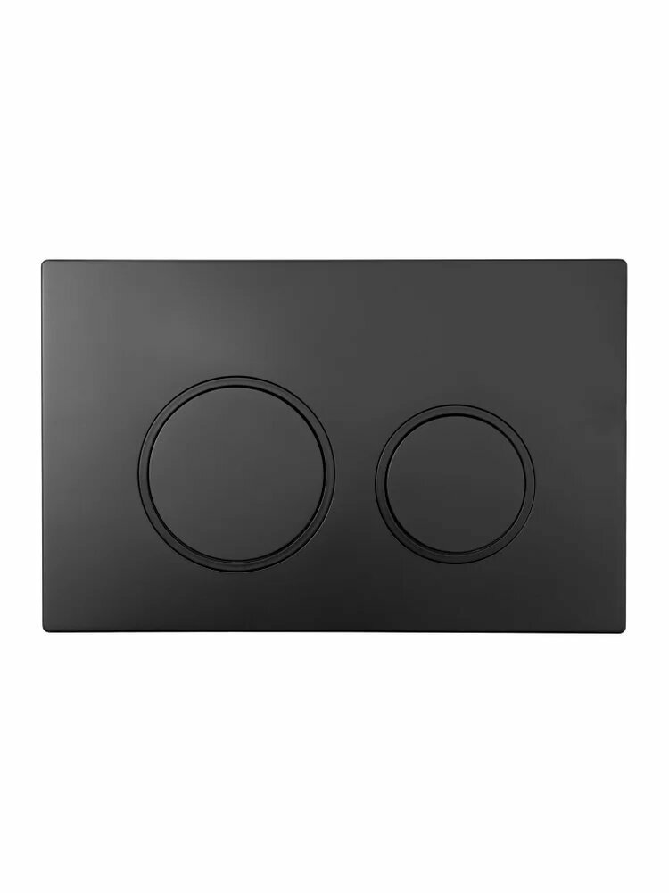 AQ-PRO-02MB Кнопка смыва AQUANET двойная АВC черный матовый (346767)