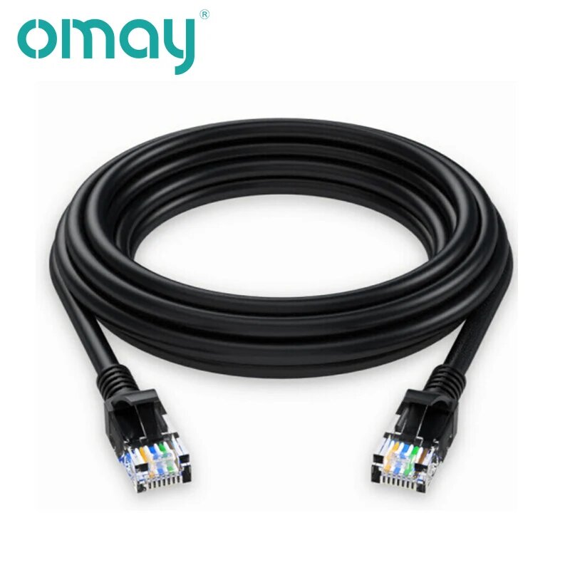 OMAY Кабель Ethernet CAT6, 1m, Золотой — фото 1
