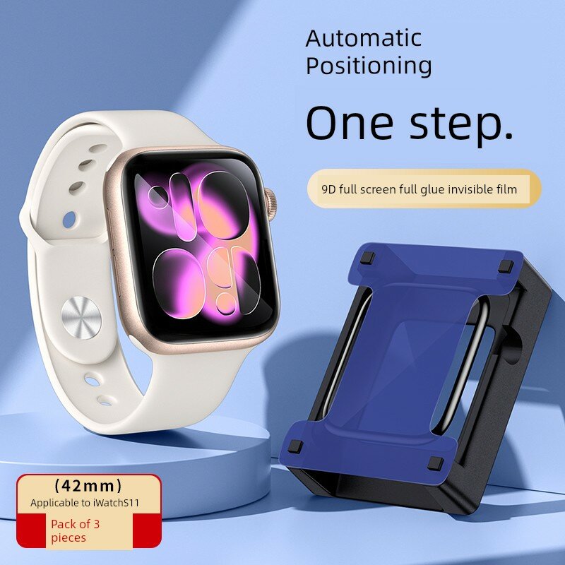 Защитное стекло для Apple Watch S9/S8/S7, 2 набора, 41 мм, устойчивое к царапинам, с антибликовым покрытием, легкое
